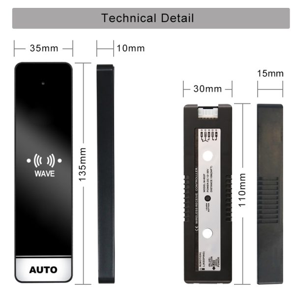 Automatic Door Wireless Touchless Switch | Caesar door
